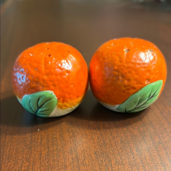 Dining | Vintage 195s Ceramic Oranges Salt Pepper Shakers | Poshmark